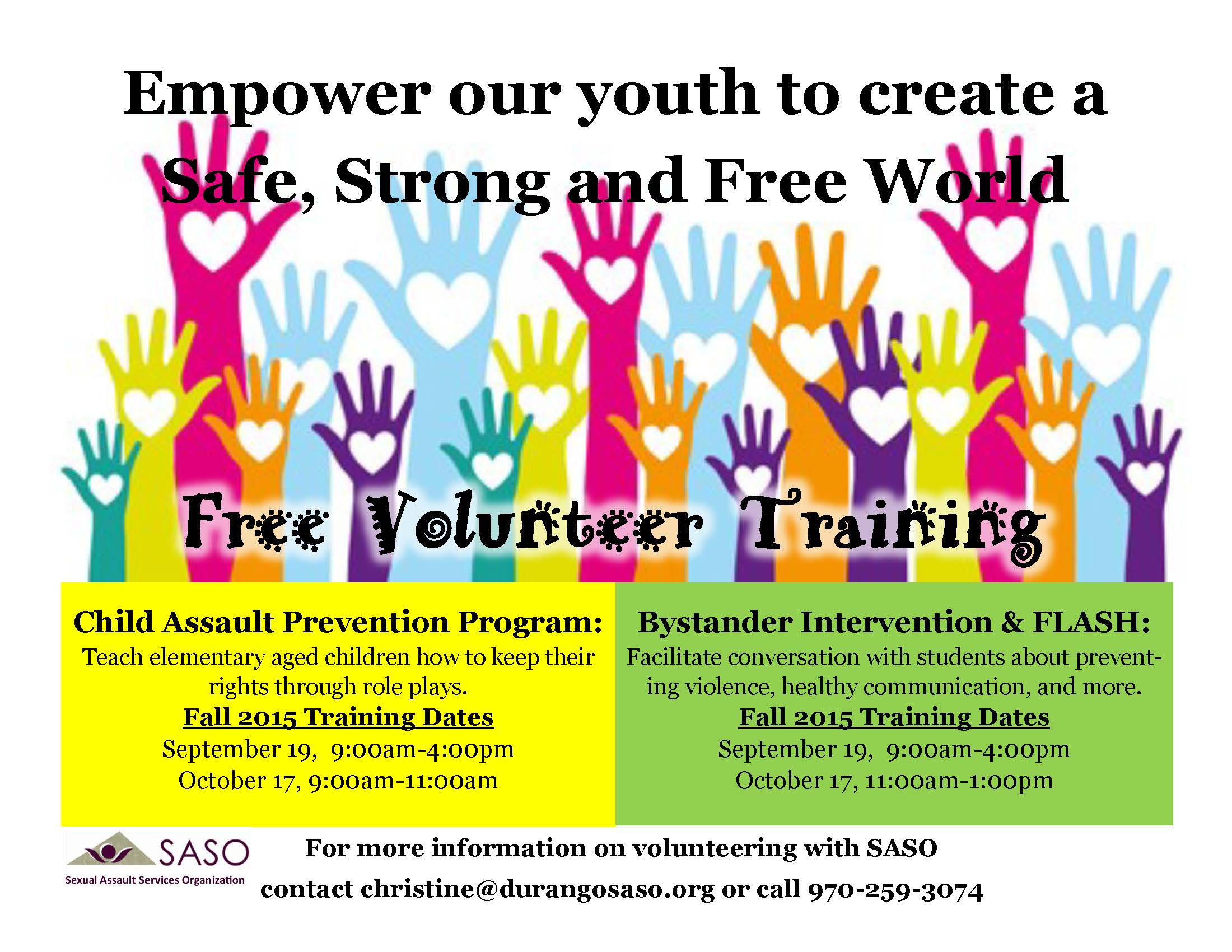 Volunteer Orientation Poster